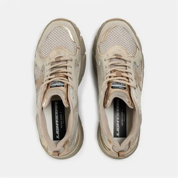 GOLDEN GOOSE Lightstar Low-top Sneakers - Nude