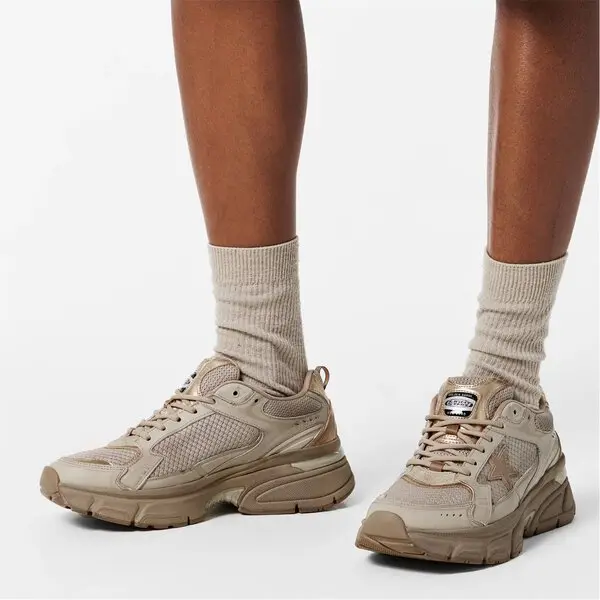 GOLDEN GOOSE Lightstar Low-top Sneakers - Nude