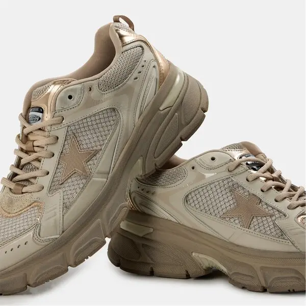 GOLDEN GOOSE Lightstar Low-top Sneakers - Nude