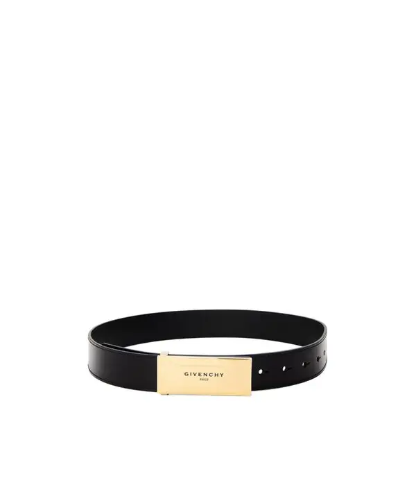 Givenchy Plaque Leather Belt
