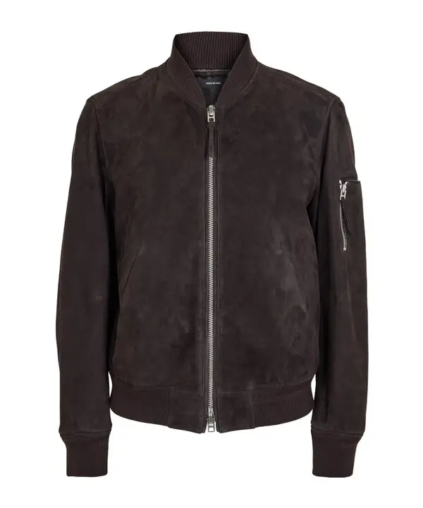TOM FORD Suede Bomber Jacket
