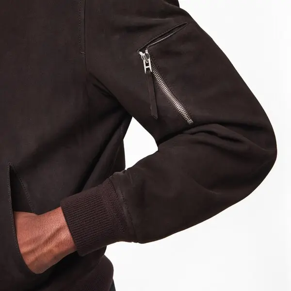 TOM FORD Suede Bomber Jacket