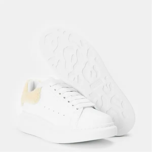 Alexander McQueen Lace-up Leather Oversized Sneakers