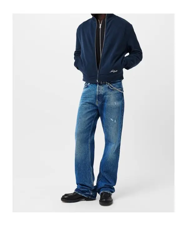 Acne Studios Logo Zip Hoodie