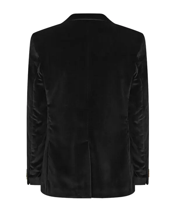 Dolce & Gabbana Velvet Single-breasted Blazer
