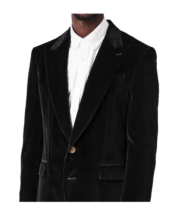 Dolce & Gabbana Velvet Single-breasted Blazer
