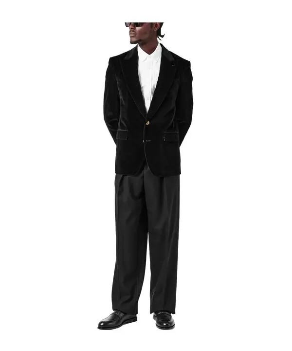 Dolce & Gabbana Velvet Single-breasted Blazer