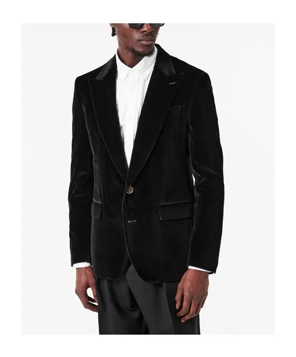 Dolce & Gabbana Velvet Single-breasted Blazer