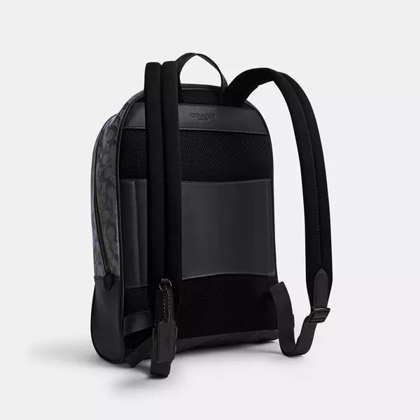 COACH Theo Signature Jacquard Backpack