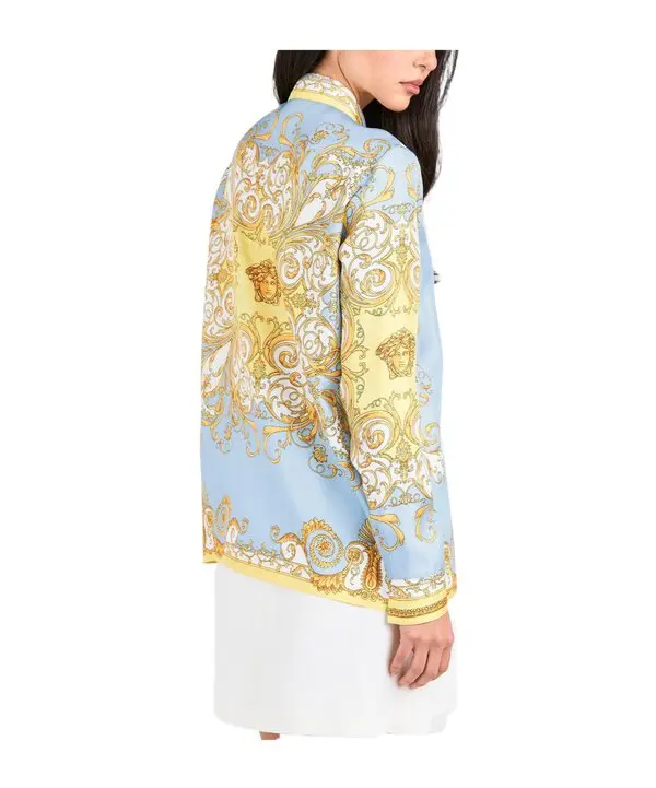 Versace Printed Silk Shirt - Multicolor