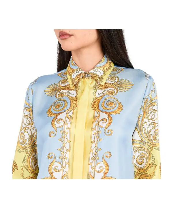 Versace Printed Silk Shirt - Multicolor