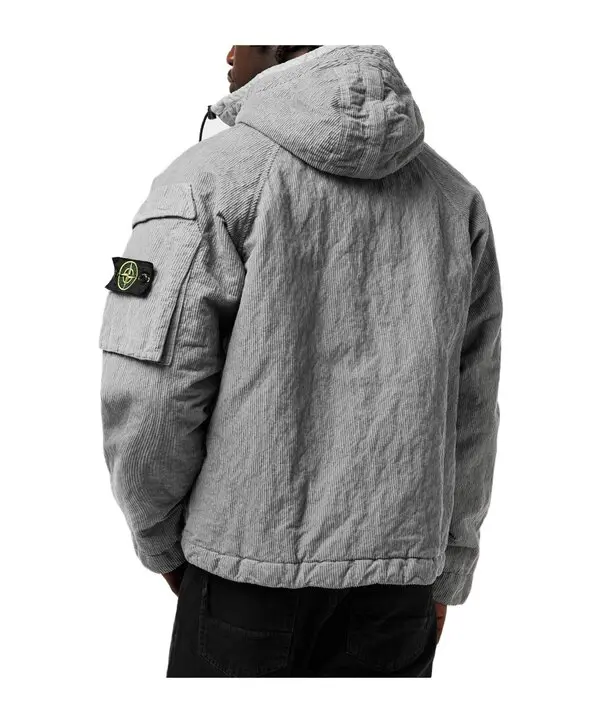 Stone Island Casual Jacket With Drawstring And Hood