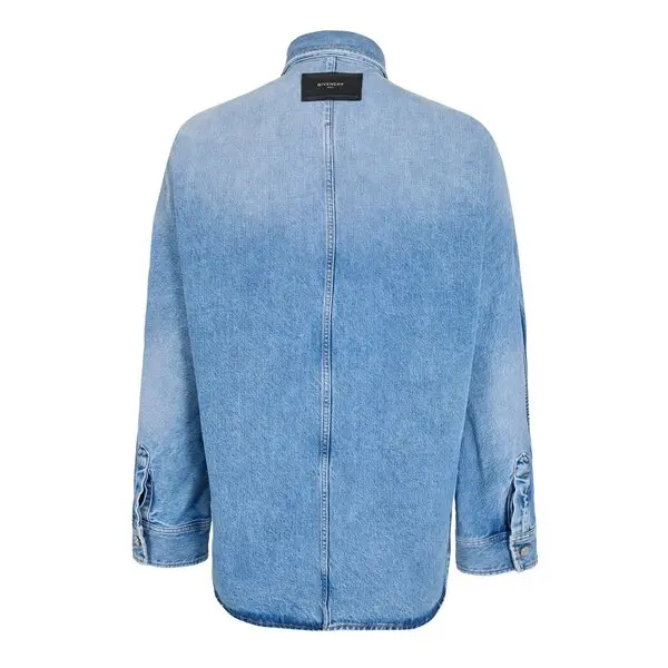 Givenchy Washed Denim Shirt - Blue