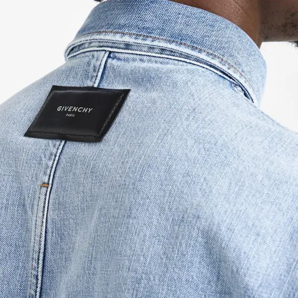 Givenchy Washed Denim Shirt - Blue