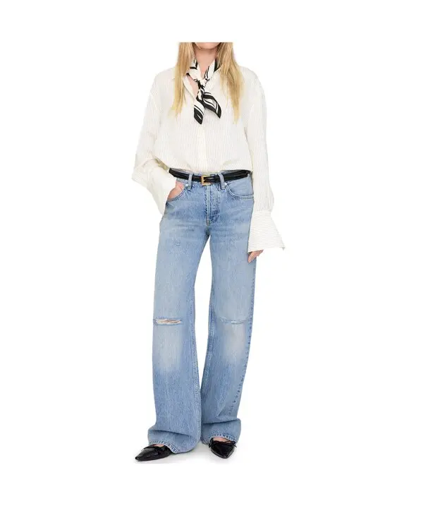 ANINE BING York Scarf - White