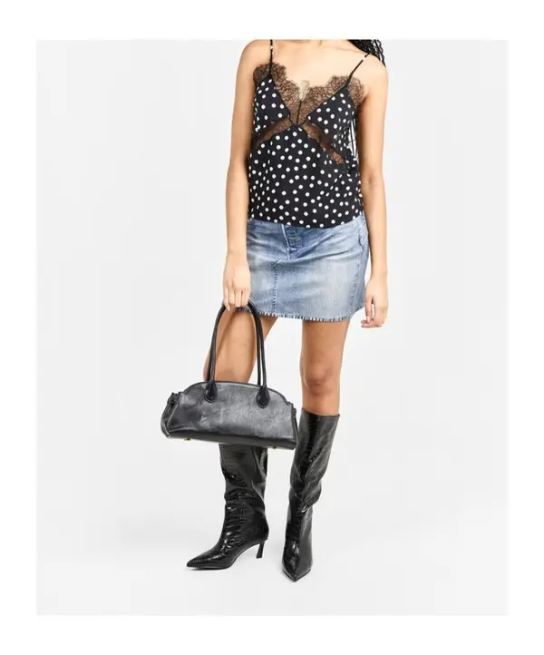 Rag & Bone Mini Denim Skirt - Blue