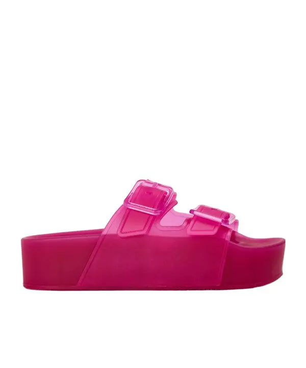 Balenciaga Buckle Platform Slippers