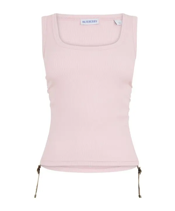 Burberry Ruched Buckle Tank Top
