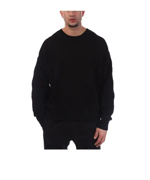 Off-White Diagonal Knit Crewneck Sweatshirt