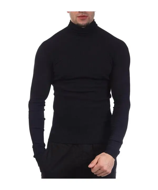 Off-White Diagonals Knit Turtleneck Sweatshirt