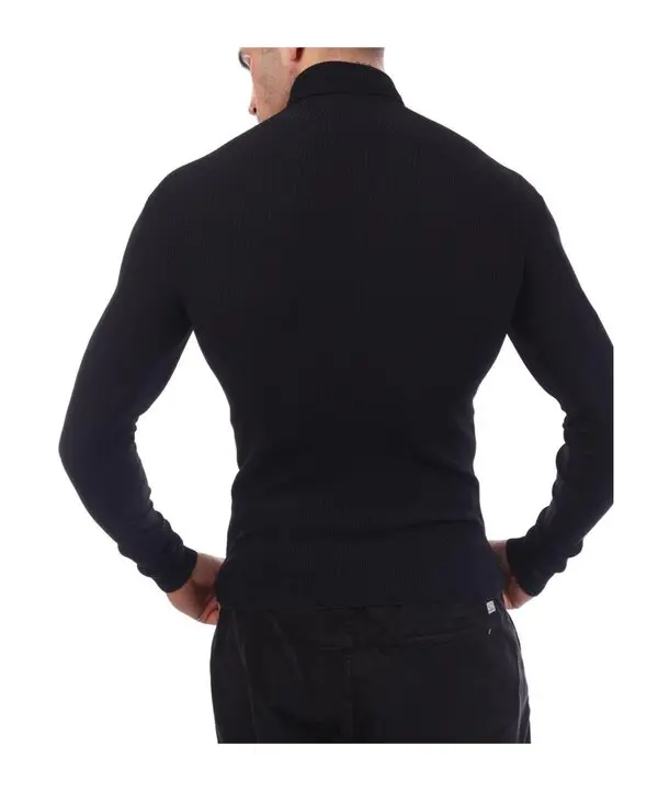 Off-White Diagonals Knit Turtleneck Sweatshirt