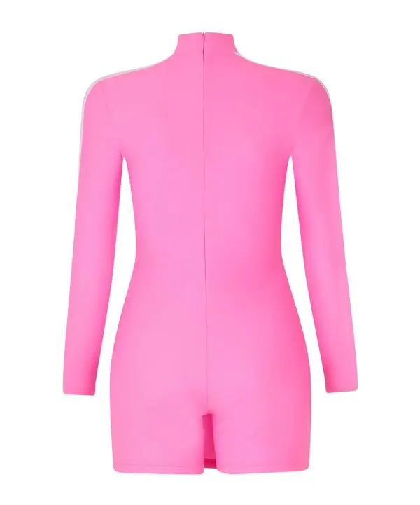 Balenciaga Long Sleeve Mock Neck Unitard
