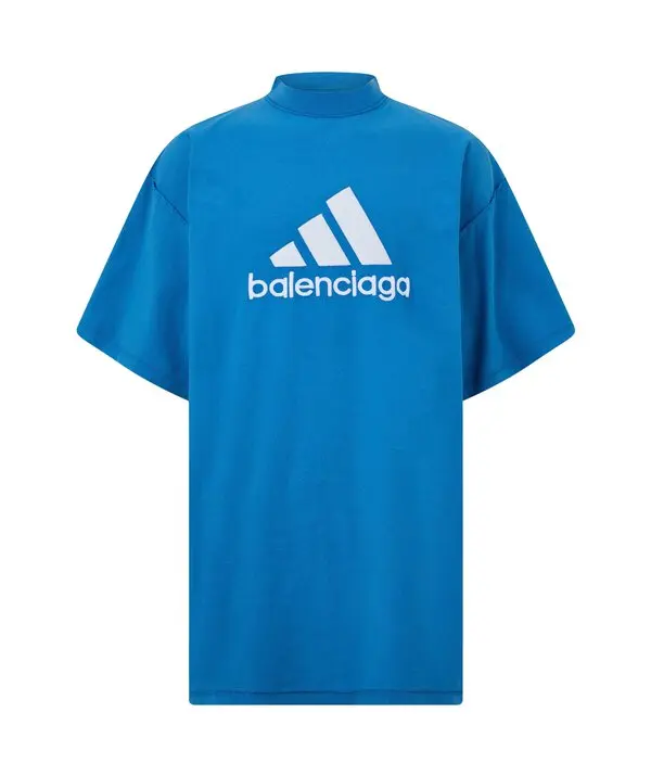 Balenciaga Oversized T-shirt - Blue