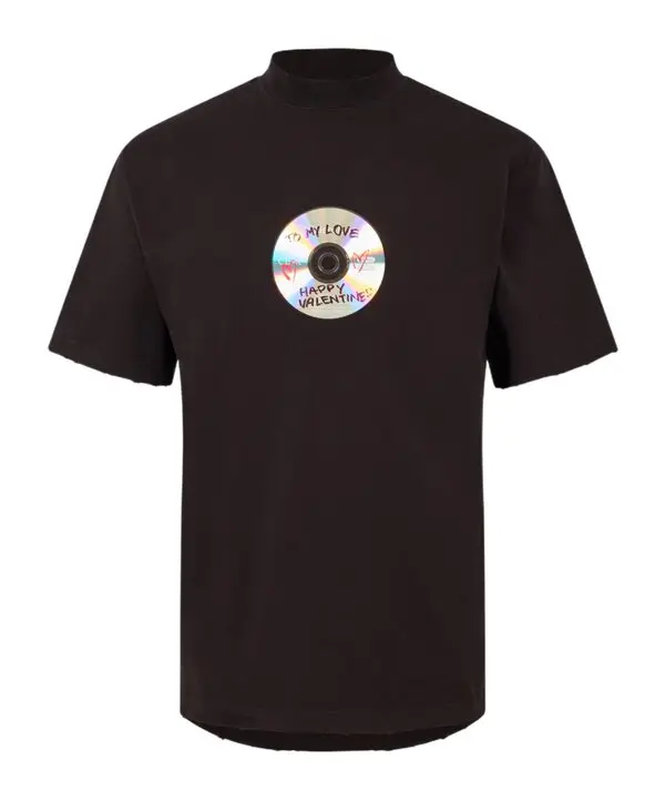Balenciaga Happy Valentines T-shirt - Black