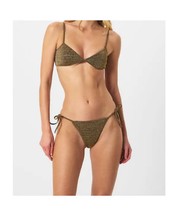 Balenciaga Triangle Cup Bikini Set With Tie-up Details