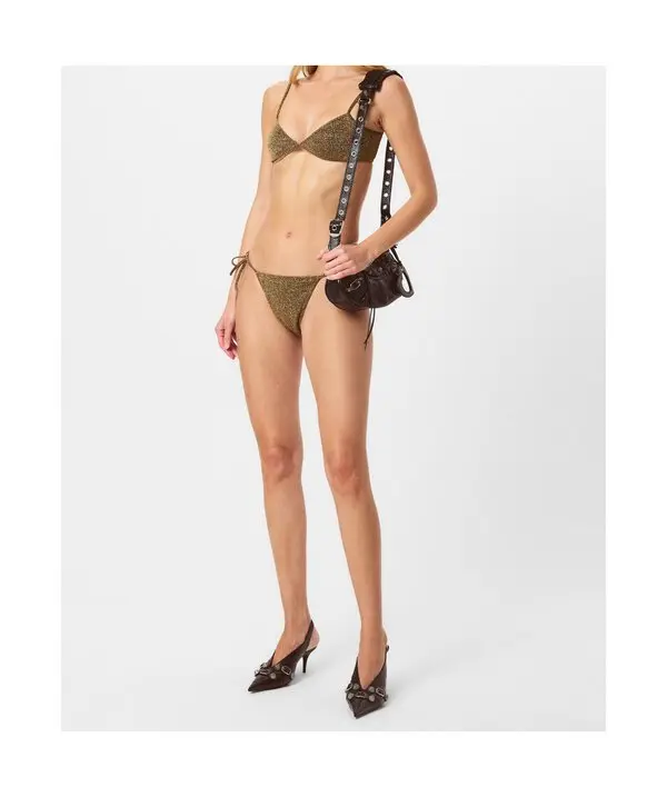 Balenciaga Triangle Cup Bikini Set With Tie-up Details
