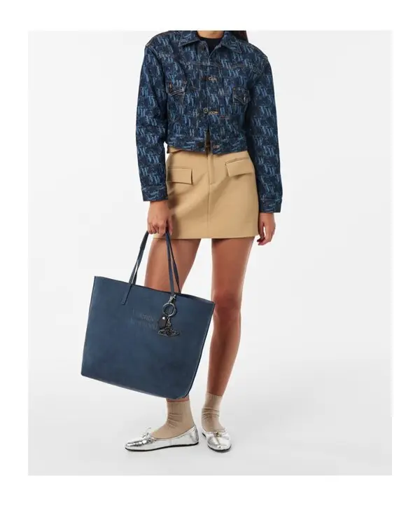VIVIENNE WESTWOOD Tote Bag With Iconic Logo Pattern