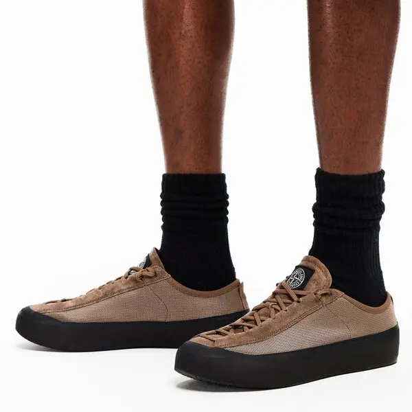 Stone Island Low Top Sneakers - Black