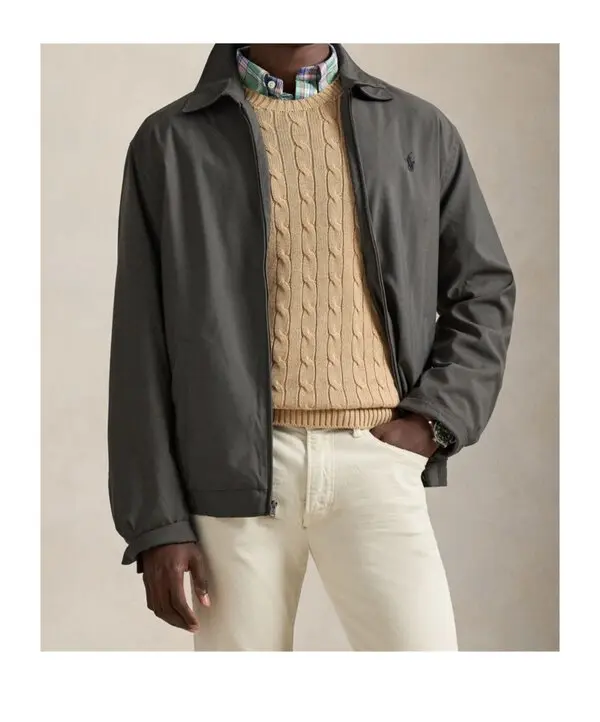 Polo Ralph Lauren Logo Embroidered Casual Jacket - Grey