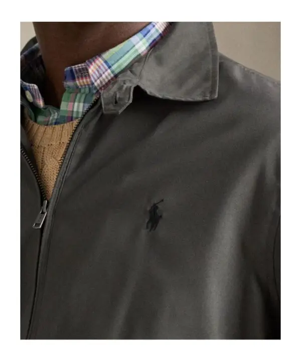 Polo Ralph Lauren Logo Embroidered Casual Jacket - Grey