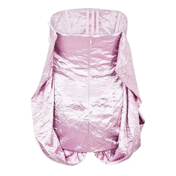 Attico Satin Mini Dress
