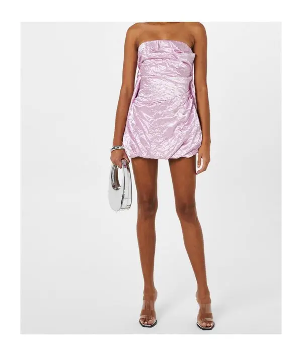 Attico Satin Mini Dress