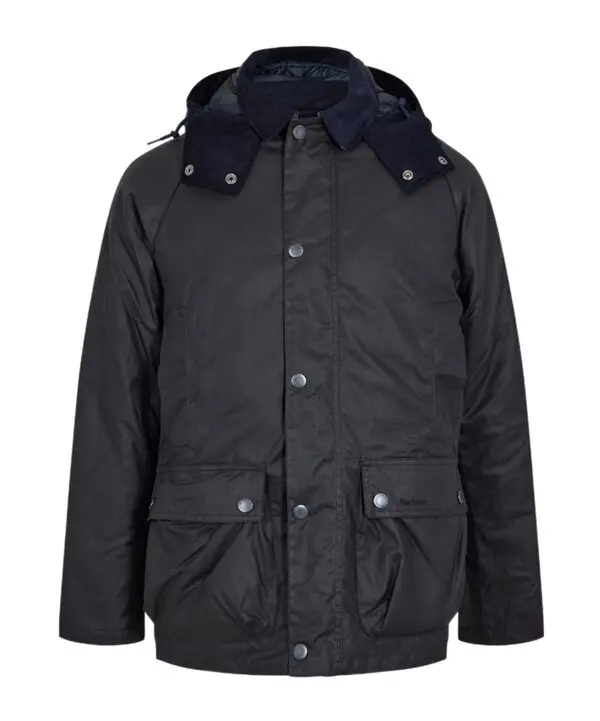 Barbour Hooded Jacket With Flap Pockets