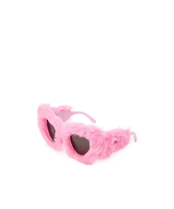 Balenciaga Fluffy Sunglasses - Pink