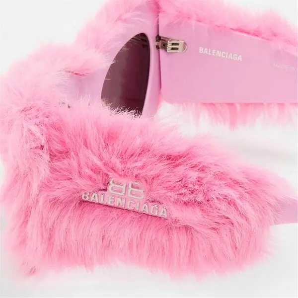 Balenciaga Fluffy Sunglasses
