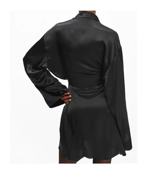 Balenciaga Bal Wrap Mini Dress