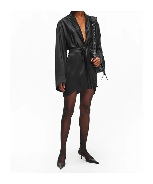 Balenciaga Bal Wrap Mini Dress