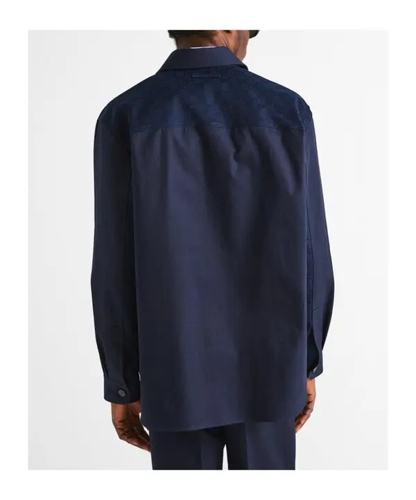 Gucci Twill Long-sleeve Shirt