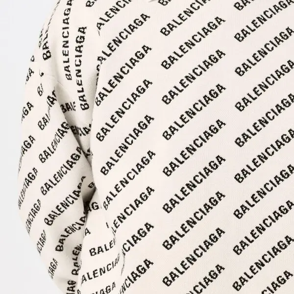 Balenciaga All-over Logo Crewneck Sweater
