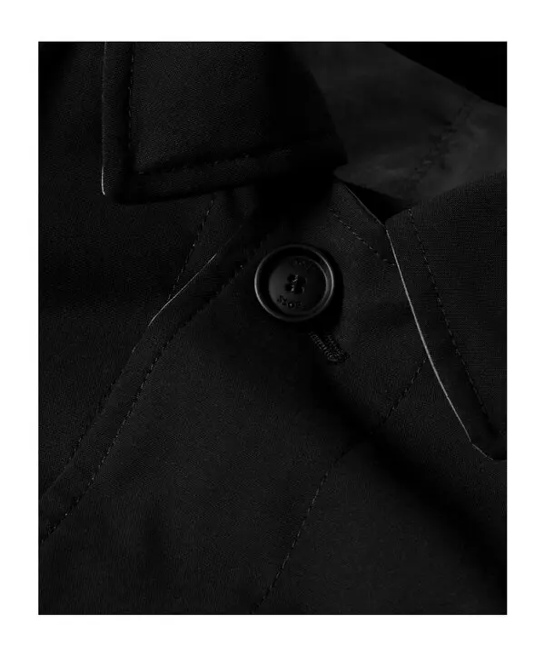 Hugo Boss Lapel Mid-length Single-breasted Trench Coat
