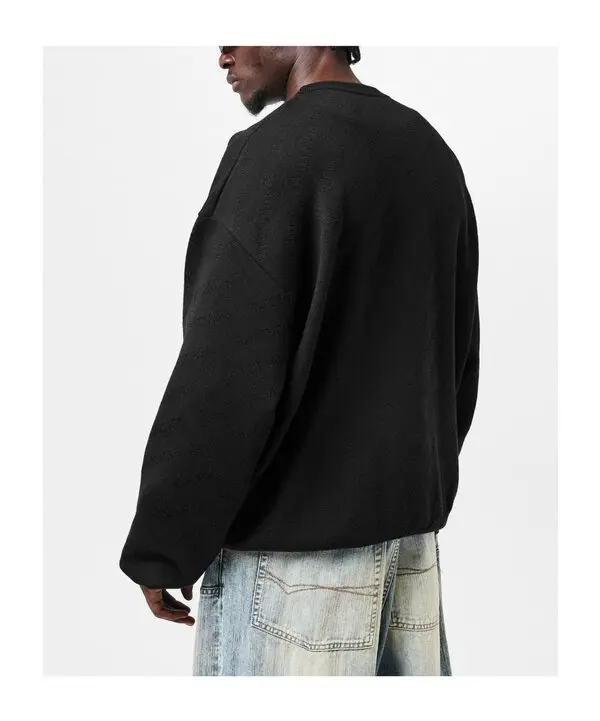 Balenciaga All-over Logo Crewneck Sweater
