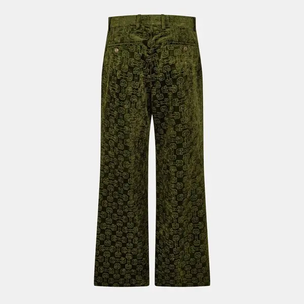Gucci Straight Fit Printed Trousers