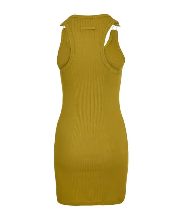 JEAN PAUL GAULTIER Ribbed Knit Mini Dress