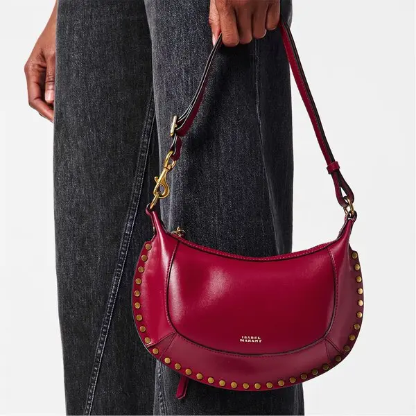 Isabel Marant Étoile Oskan Moon Zipper Shoulder Bag