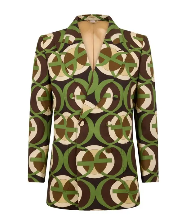 Gucci Pattern Tailored Fit Blazer