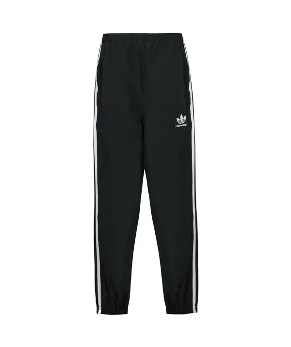 Balenciaga Track Trousers With Side Stripes - Black